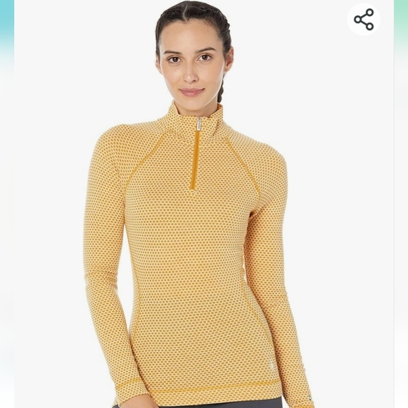 Smartwool | Tops | Smartwool Merino 25 Patterned Base Laye Top Merino ...